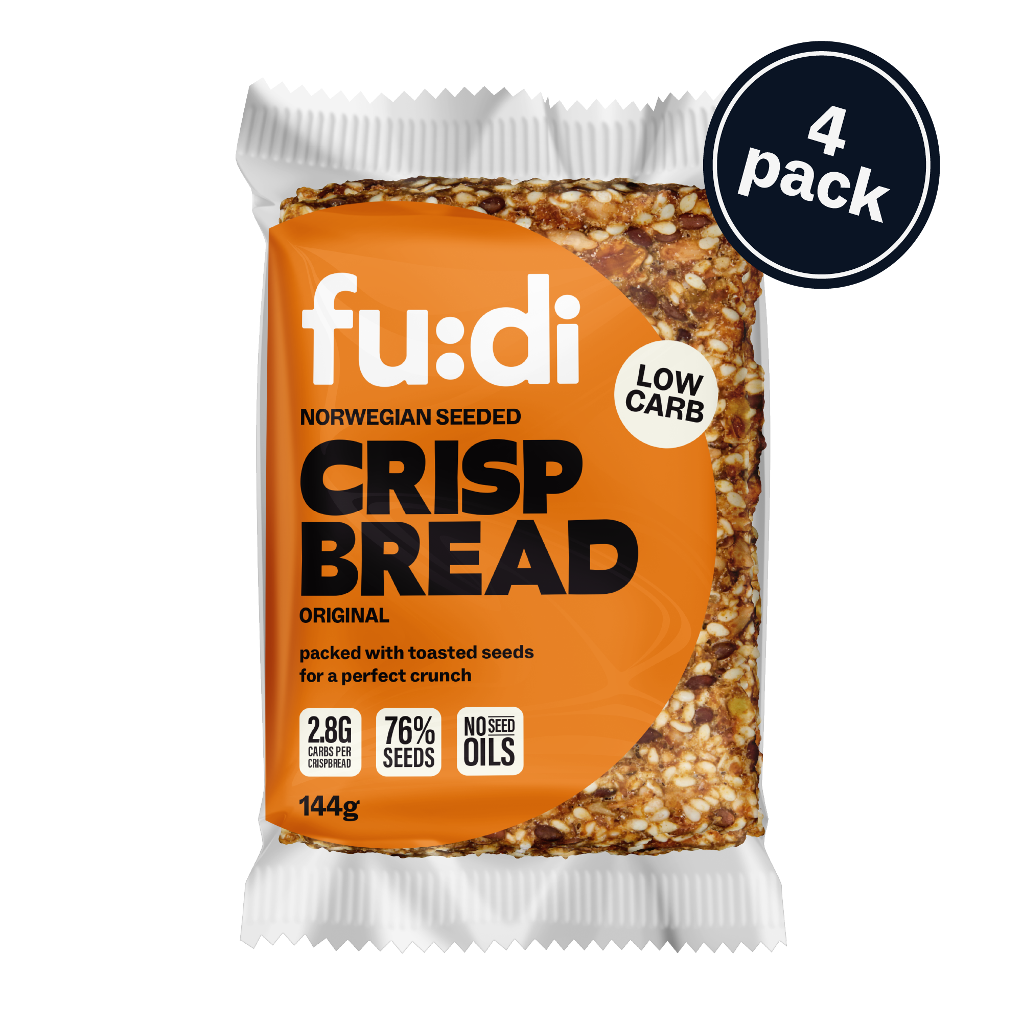 Norwegian Seeded Crispbread - Original – fu:di